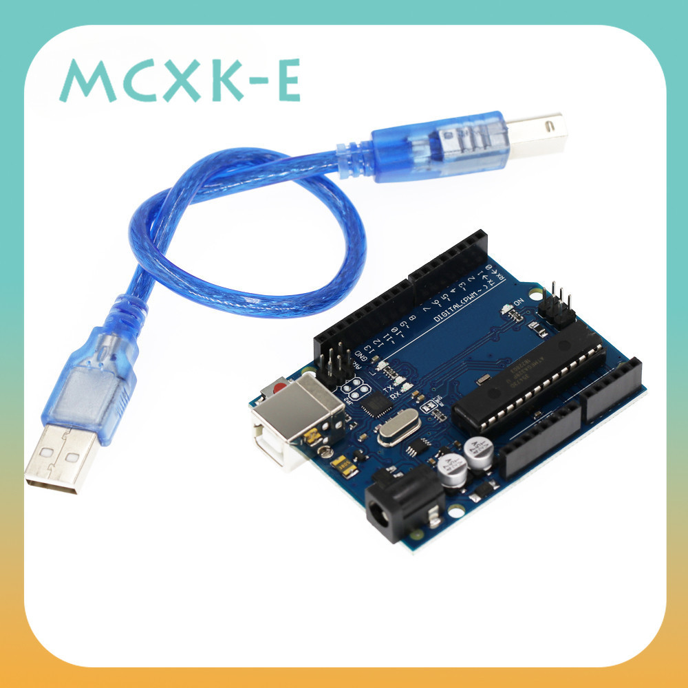 UNO R3 Atmel ATMEGA328P Compatible Board Plug and Play (No need ...