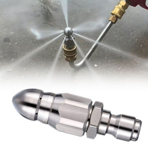 Pressure Washer Nozzle, Powerful Pipe Cleaning And Unclogging Nozzle ...