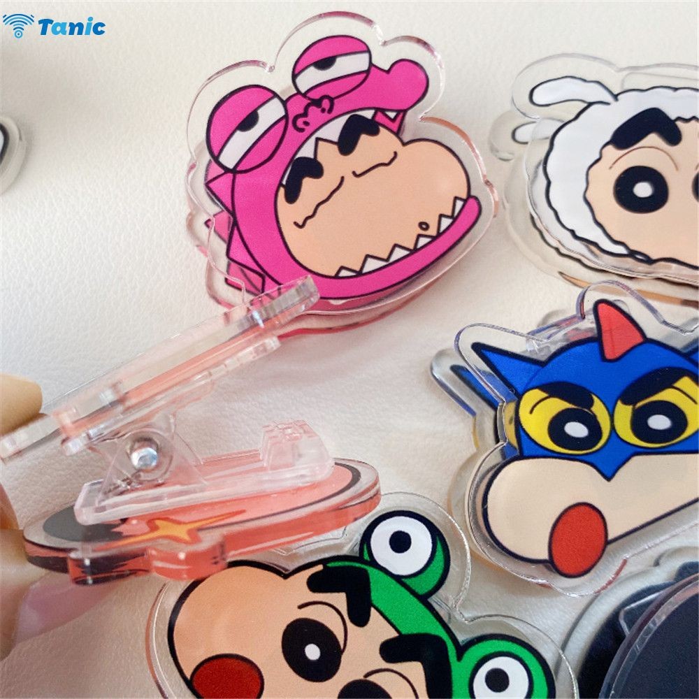 Crayon Shin-chan Shiro Cute Anime Acrylic Binder Clip Paper Clamp ...