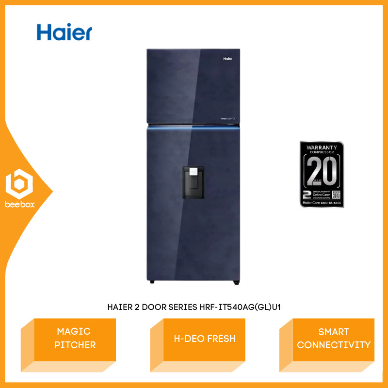 Haier 540L 2-Door Twin Inverter Refrigerator Magic Pitcher Smart ...