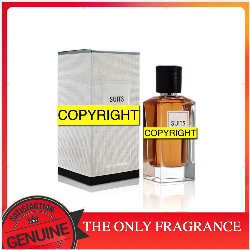 Fragrance World Suits Eau de Parfum [ Original Perfume Men ] | Shopee ...