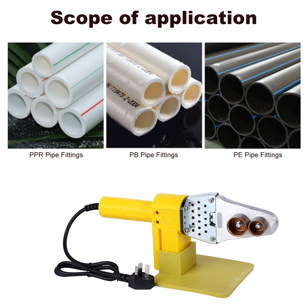 LM Pipe Welding Machine Socket Fusion Welder PPR Plastic Tube Fusion Welding Equipment Pipe ...
