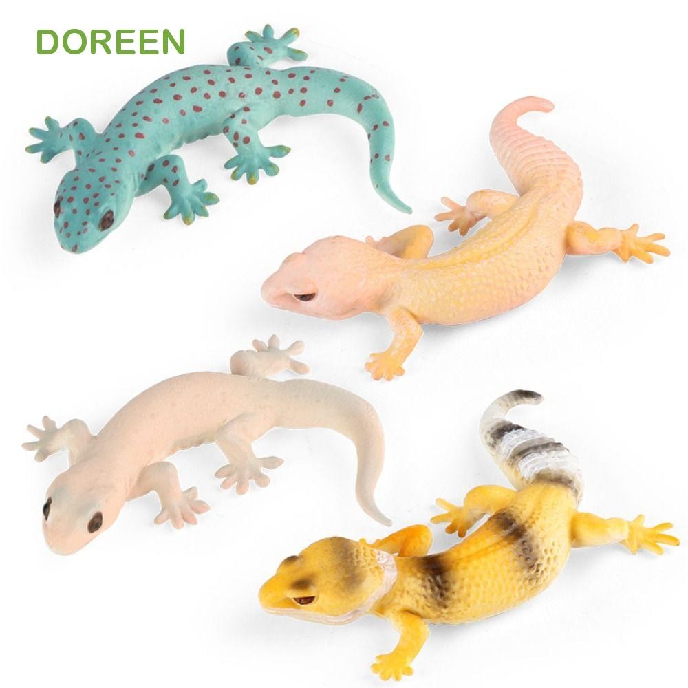 DOREEN Simulation Lizard Figures, Family Games Cognition Toys Figure ...