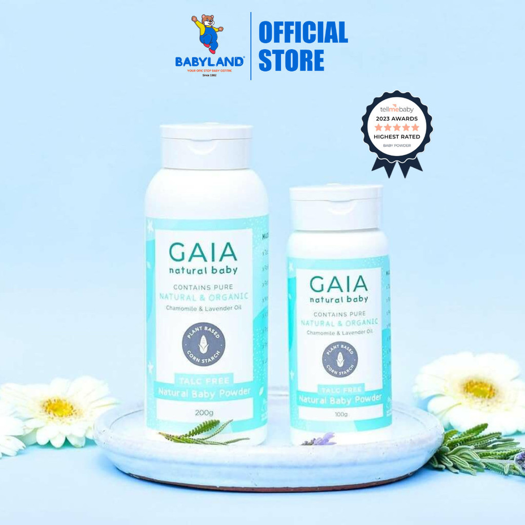 Gaia Natural Baby Powder (100g/200g) | Shopee Malaysia