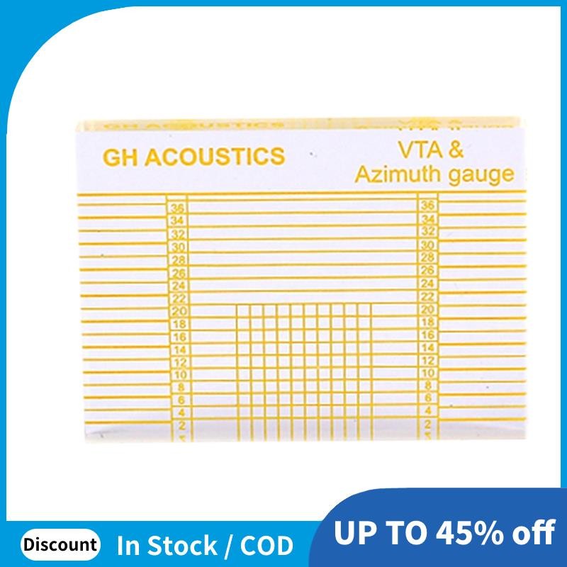 Record Player Measuring Phono Tonearm VTA/Cartridge Azimuth Ruler ...