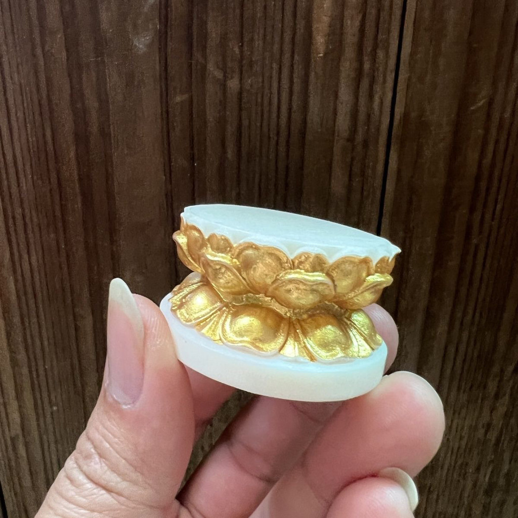 Antique Ivory Fruit Lotus Base Buddha Statue Lotus Base Crafts Small ...