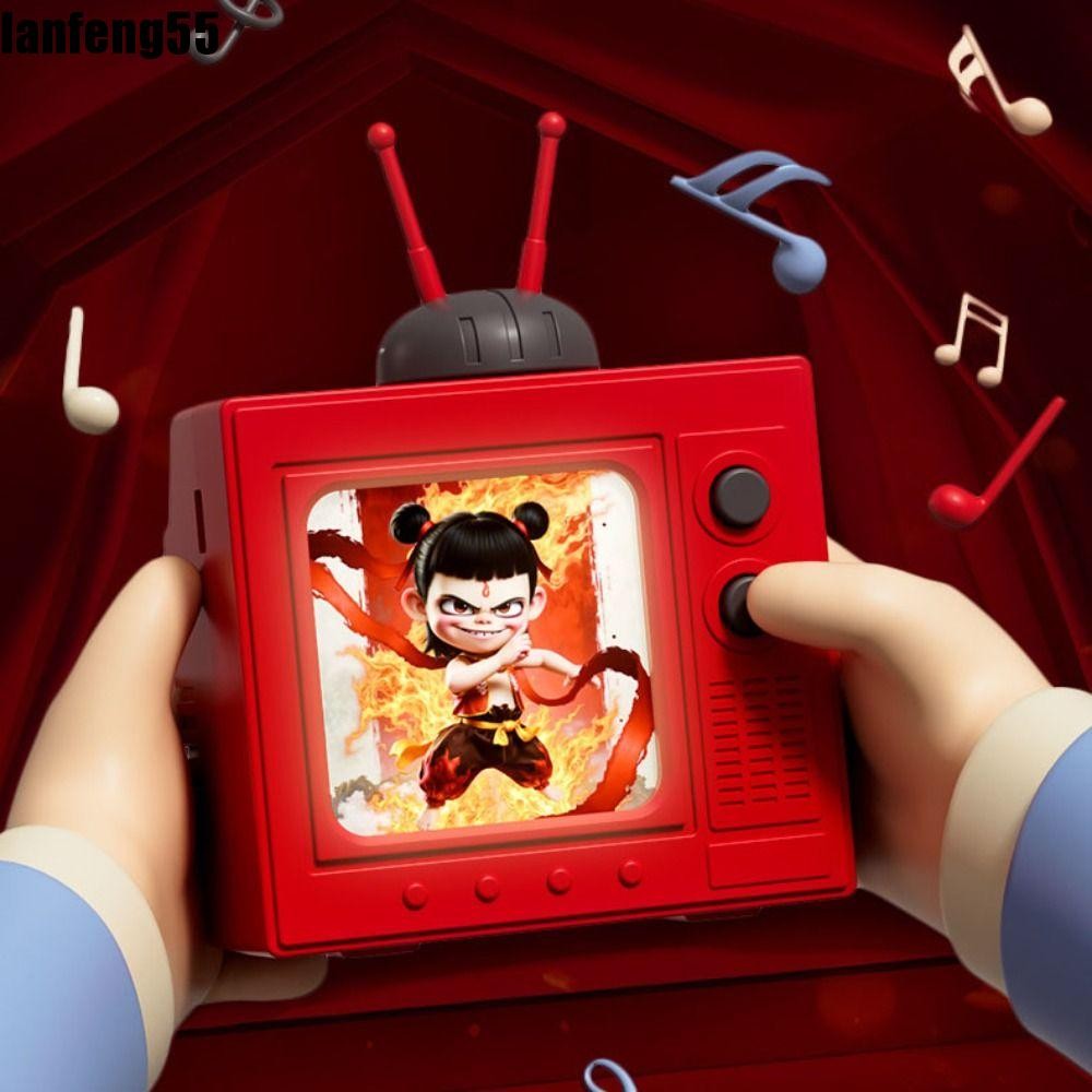 LANFENG Nezha2 Mini TV Keychain, TV Style Cartoon Show Keychain Pendant ...