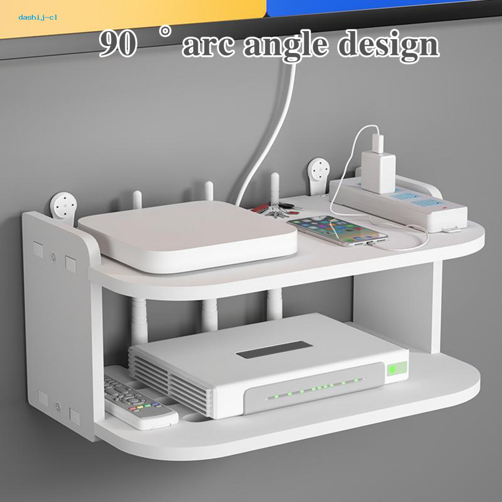 DA* Wall Shelf Organizer Popular Double-layer Shelf Double-layer Wall ...