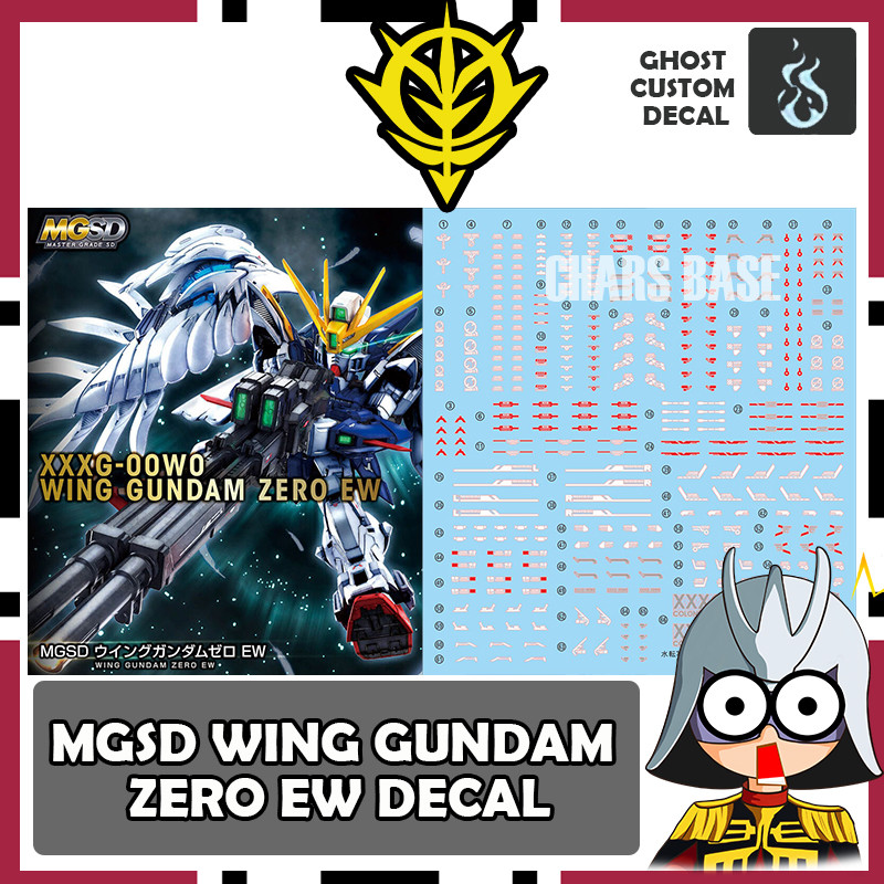 COPY GHOST DECAL MGSD WING GUNDAM ZERO EW | Shopee Malaysia