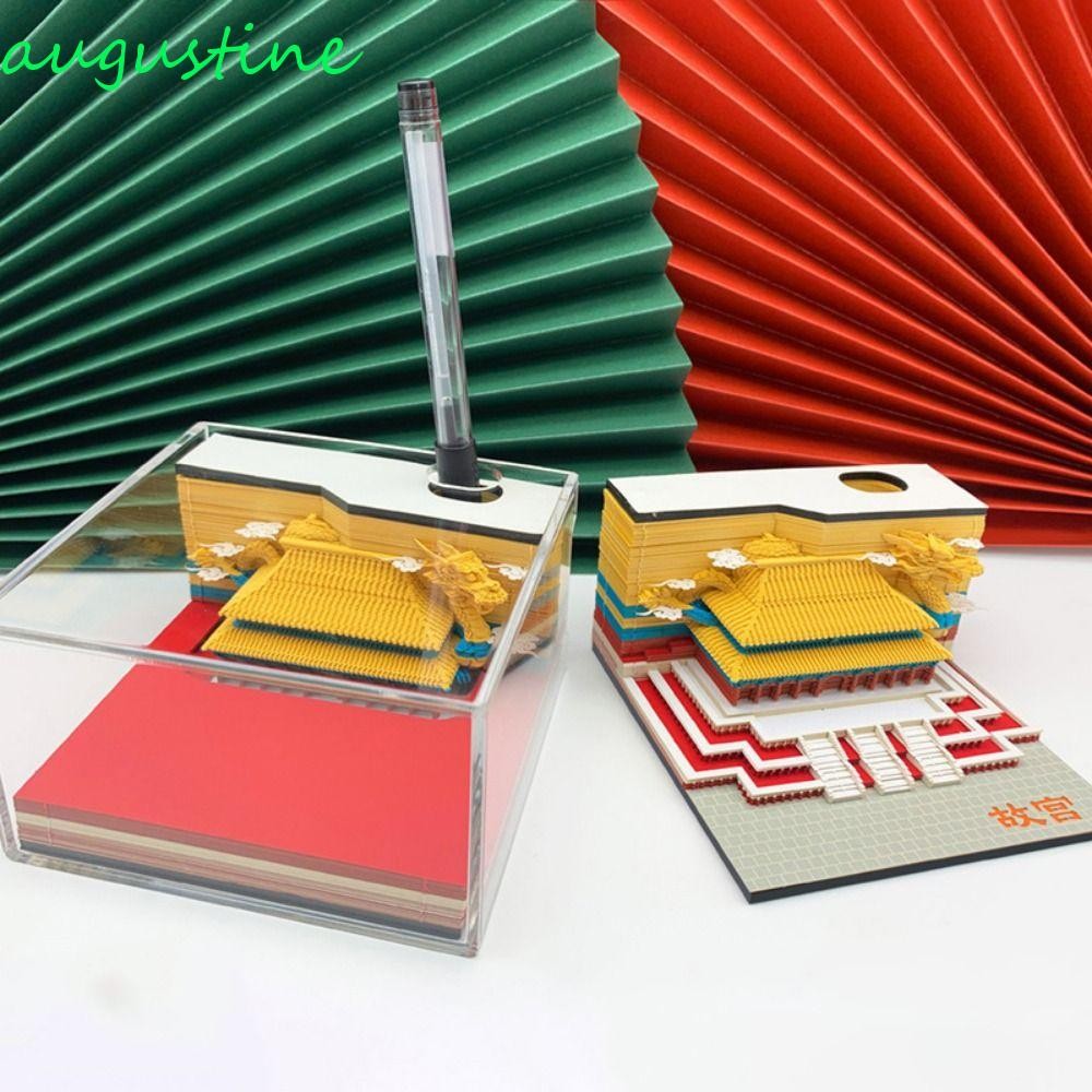 AUGUSTINE 3D Imperial Museum Calendar, Paper Carving Art Creative 3D ...