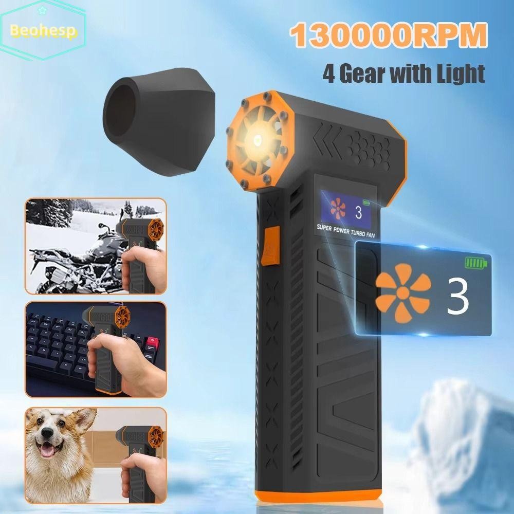 BEOHESP Snow Whiz Led Turbo Blower, Powerful Dust Blower 130000RPM ...