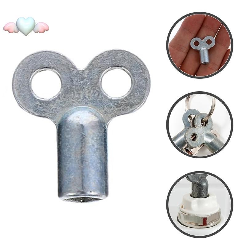 Radiator Valve Key, Zinc Alloy, Square Socket, Ventilation Valve Wrench ...