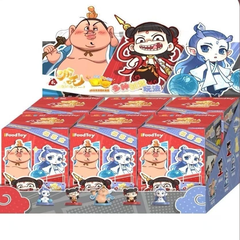Nezha: The Devil Boy Nao Sea Series kit garaj Blind Box versi tulen ...