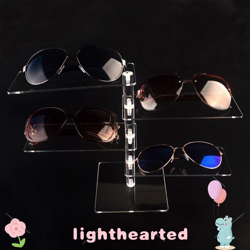 LIGHTHEARTED Glasses Display Shelf, Acrylic Transparent Sunglass ...