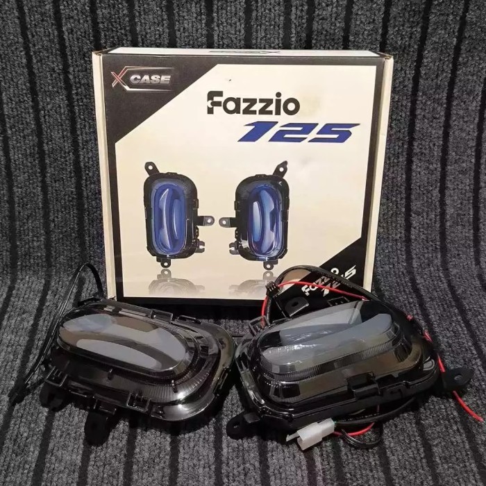 Turn Signal Lights Plus Yamaha Fazzio Motorcycle Stop Lamps Set of 7 ...