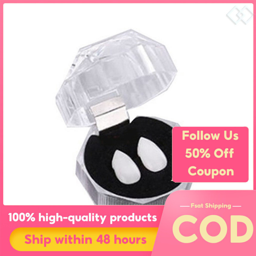 13/15/17mm Vampire Teeth Zombie Ghost Devil Dentures Fangs Canine Fake ...