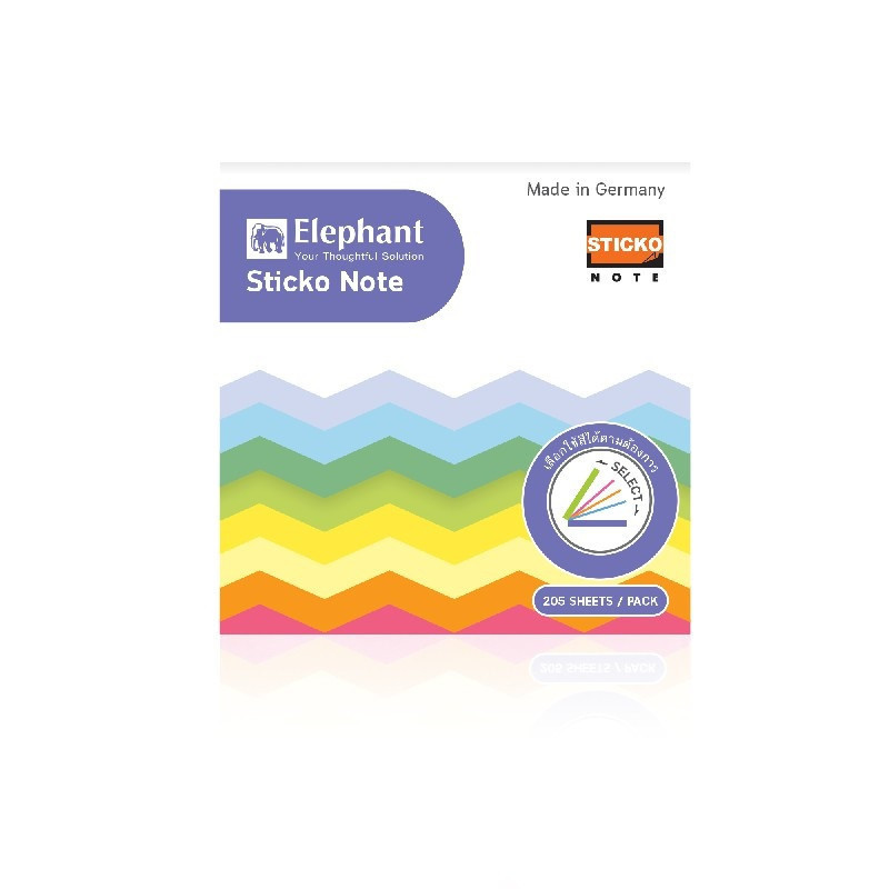 Elephant Sticko Note Pastel - Neon 3x3 (205SH) | Shopee Malaysia