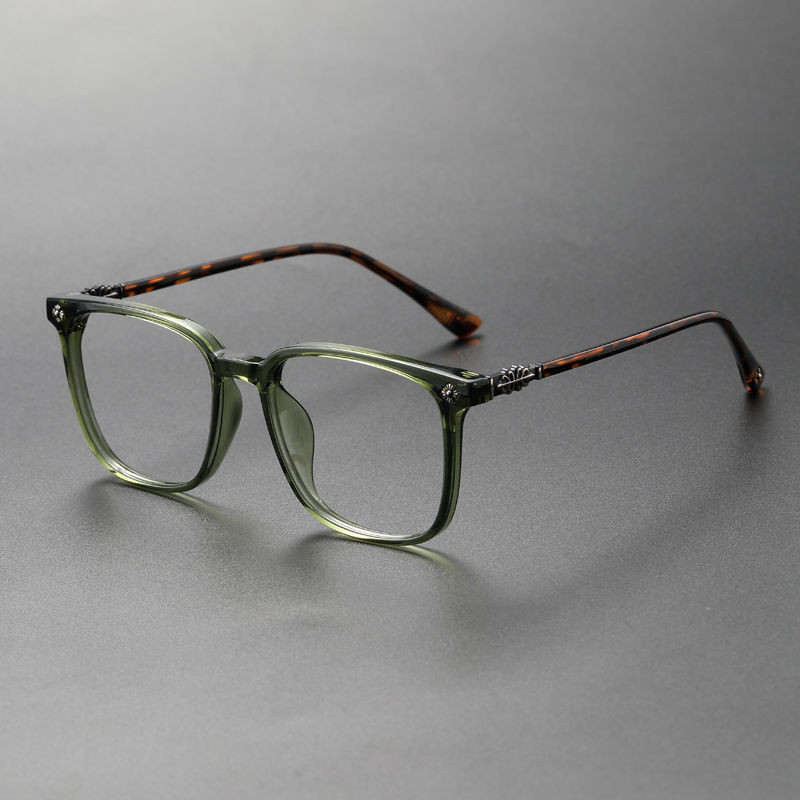Vintage Large Rims Glasses Frame Square Eyeglasses Frame Men Women ...