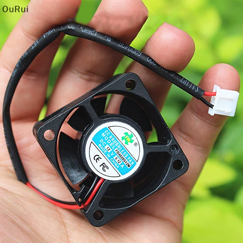 【OR】 Ultra-Miniature Brushless Fan Electric DC 12v 4020 Mini Micro Tiny ...