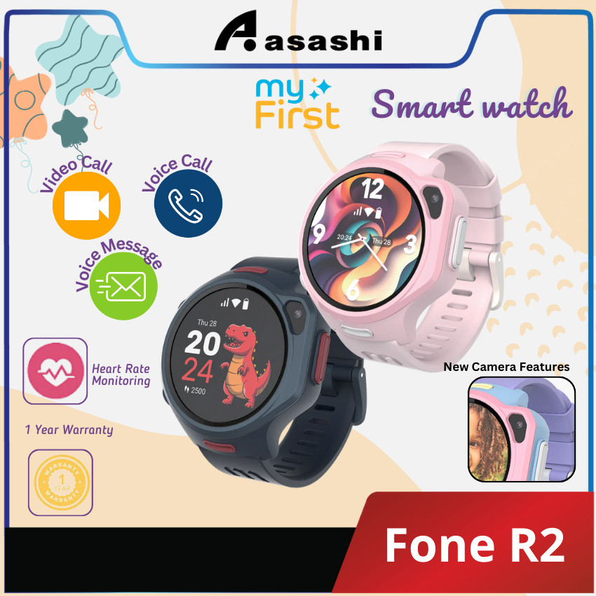NEW ARRIVAL myFirst Fone R2 Smartwatch 4G Phone for Kids with Voice Call Video Call GPS Tracking ...