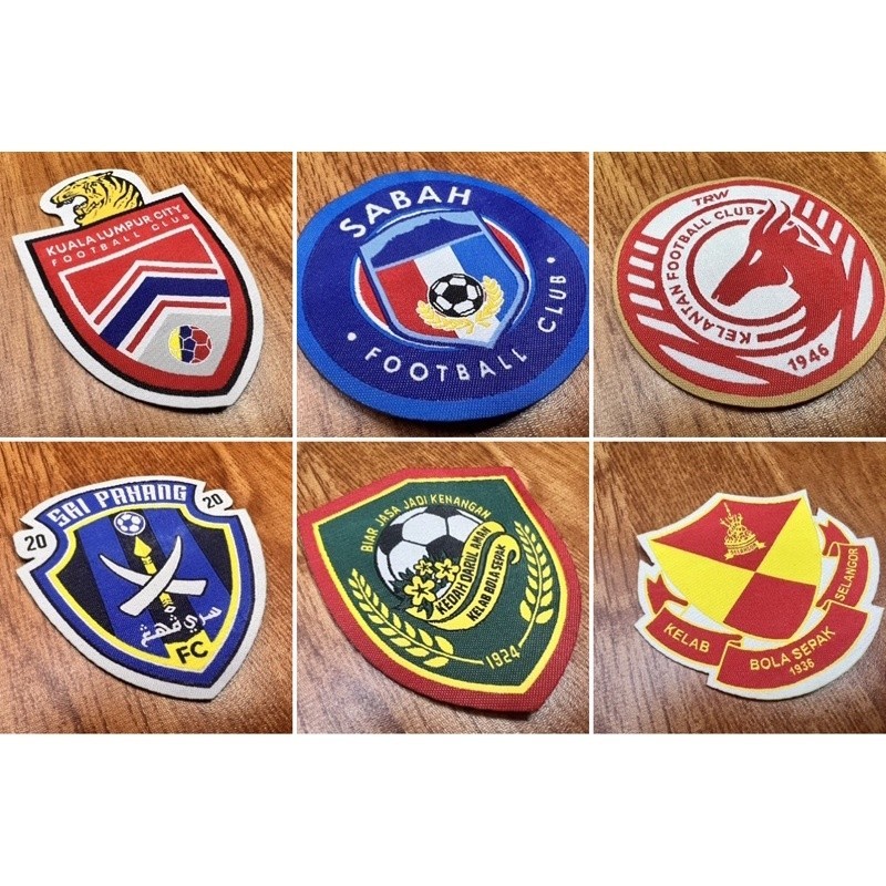 Days Sport Woven Logo Mix Football Club BPL, MSL Liga Super High ...
