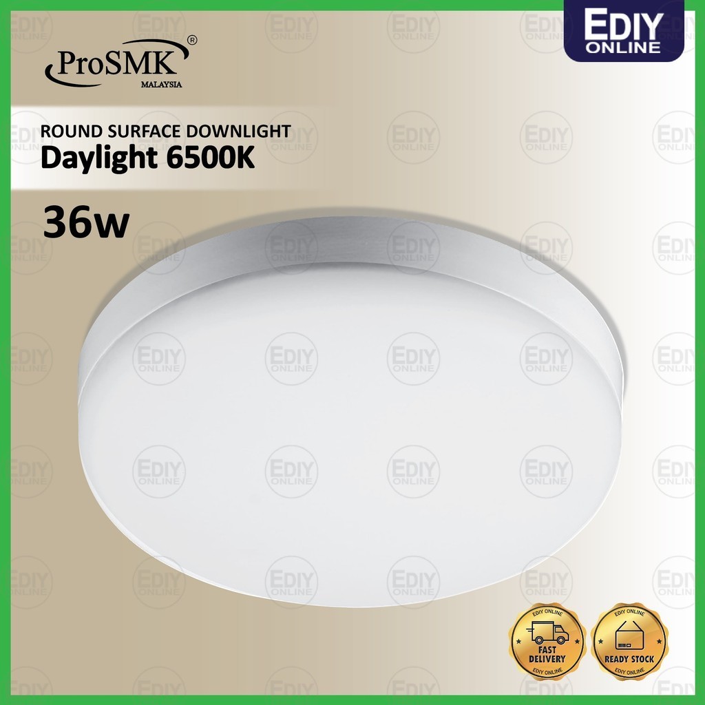 【NEW】 PROSMK LED SURFACE 36W Downlight Mounted Frameless Ceiling Panel ...