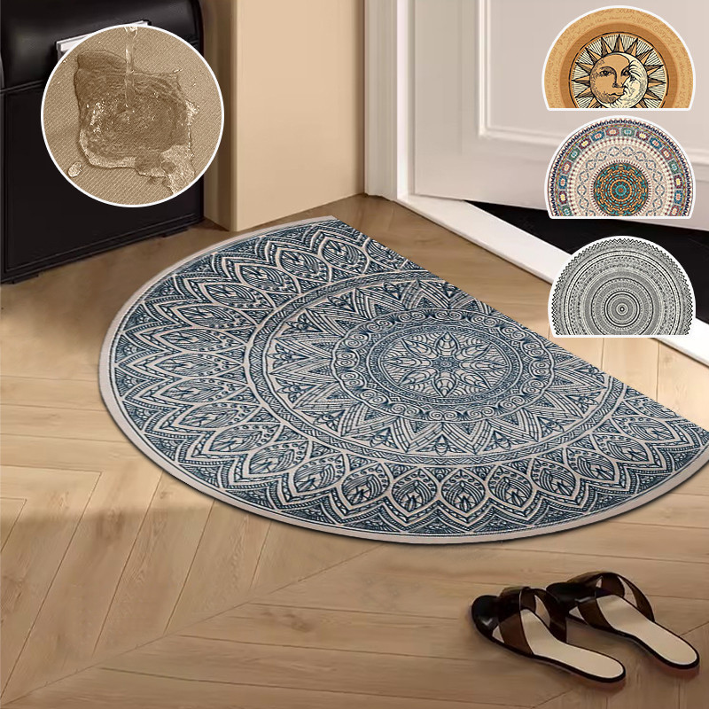 Hari Raya Floor Mat Rero Semi Circular Door Mat Eid Mubarak Carpet ...