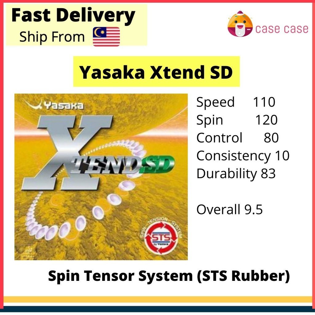 Yasaka Xtend SD high tensor Ping Pong Rubber (Ready Stock) | Shopee Malaysia