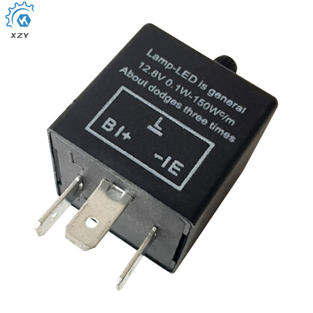 Flasher Relay DC12V CF13 3 Pin Adjustable LED Flasher Blinker Turn ...