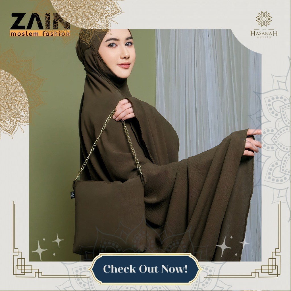 Special ZAIN - Adult Pashmina Chin Cover Crinkle Premium Series Maryam ...