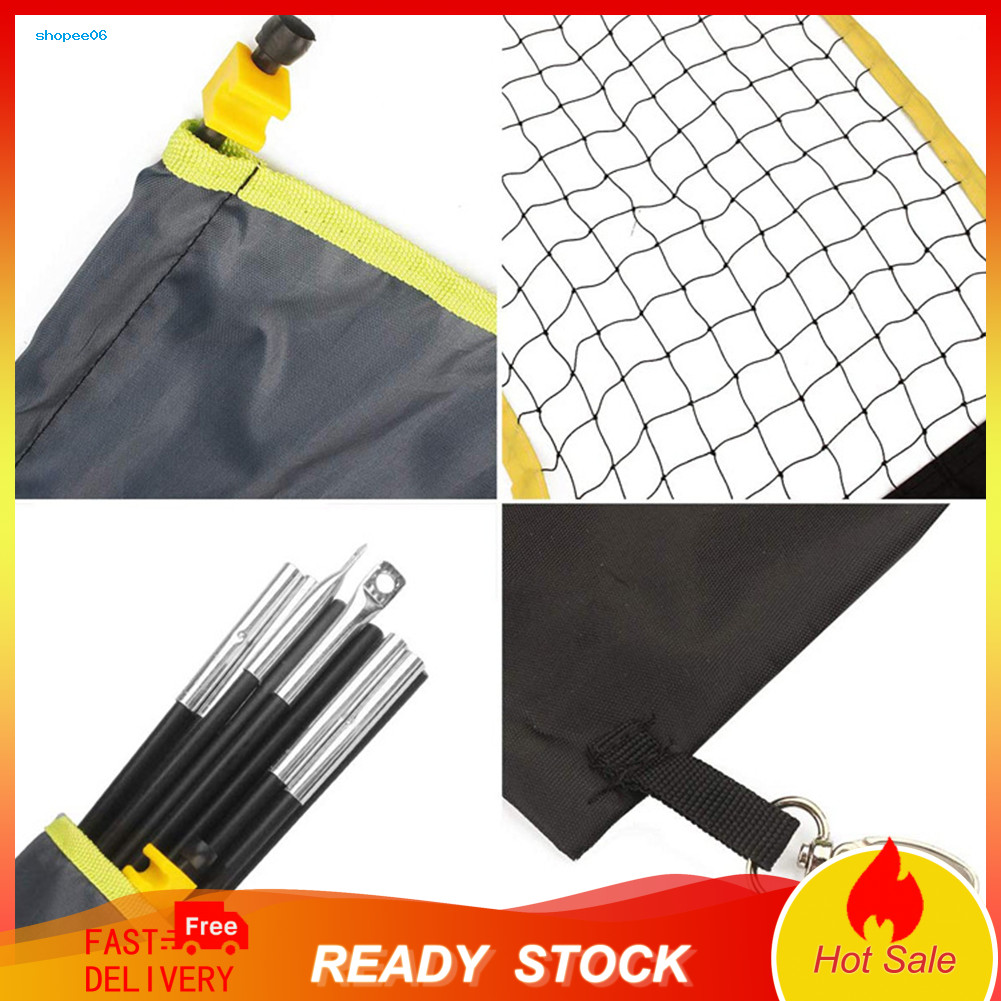 SDRU Portable 300cm Outdoor Indoor Standard Badminton Training Game Net ...