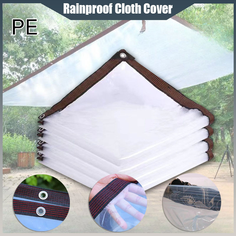 Rainproof Cloth Cover PE Film Transparent Cloth Sunblock Sun Shade ...