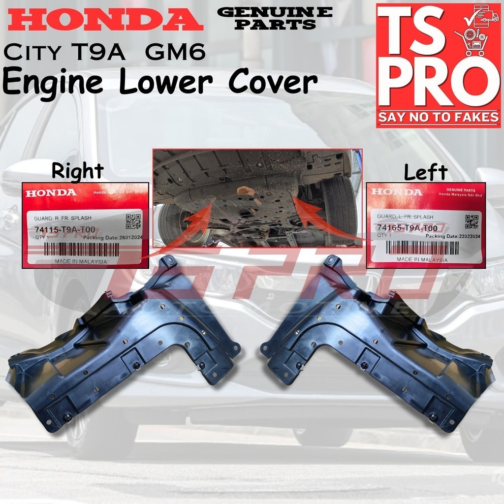 Honda City T9A GM6 Genuine Shield Splash Cover Engine Lower Cover Bawah ...