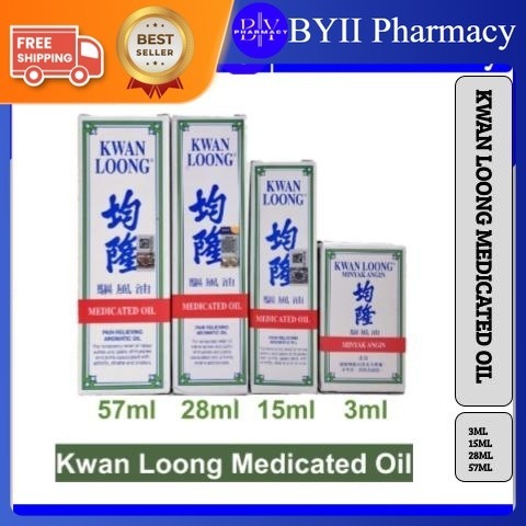 MINYAK ANGIN KWAN LOONG MEDICATED OIL | Shopee Malaysia