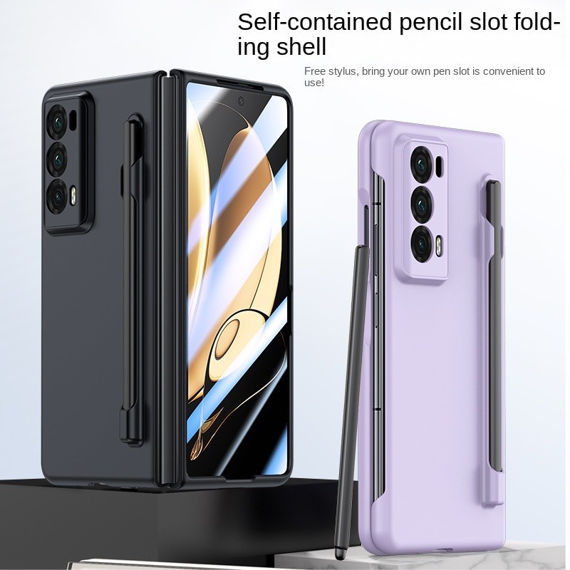 Luxury Ultra Thin Matte SKin Feeling Phone Case With Stylus For Huawei Mate X5 X3 X2 Honor Magic ...