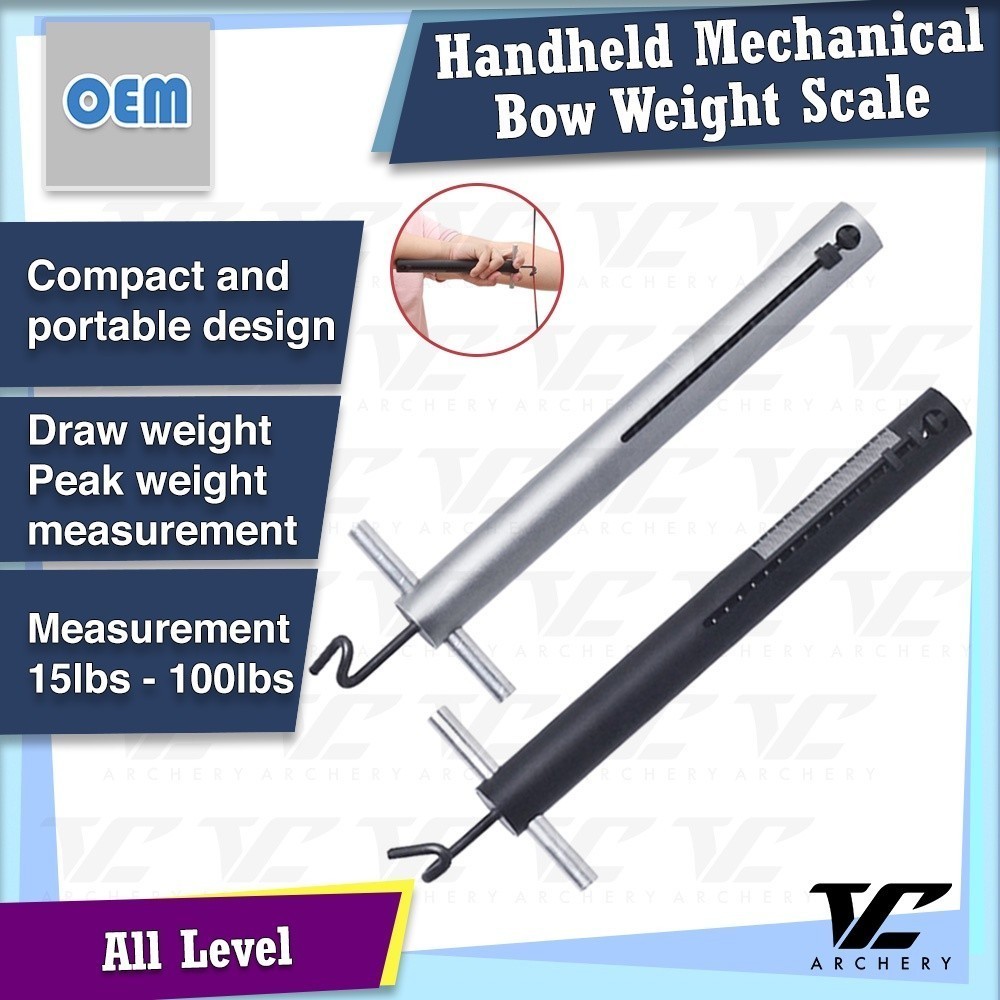 V Club Archery Handheld Mechanical Bow Weight Scale - Draw Weight ...