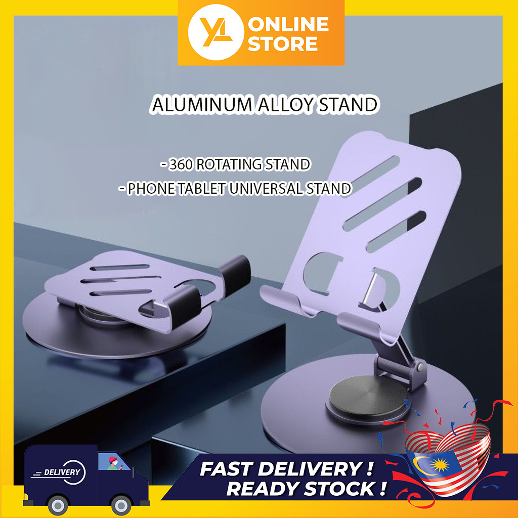 Desktop Phone Holder Metal Folding Holder Rotating Office Bedside Live ...