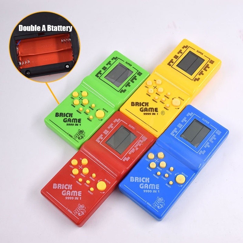 Tetris Brick Pixel Game Boy Device Portable Retro Handheld Electronic ...