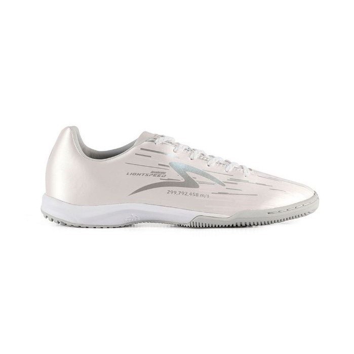 PUTIH Men's FUTSAL Shoes SPECS LIGHTSPEED REBORN White SILVER Shrink ...