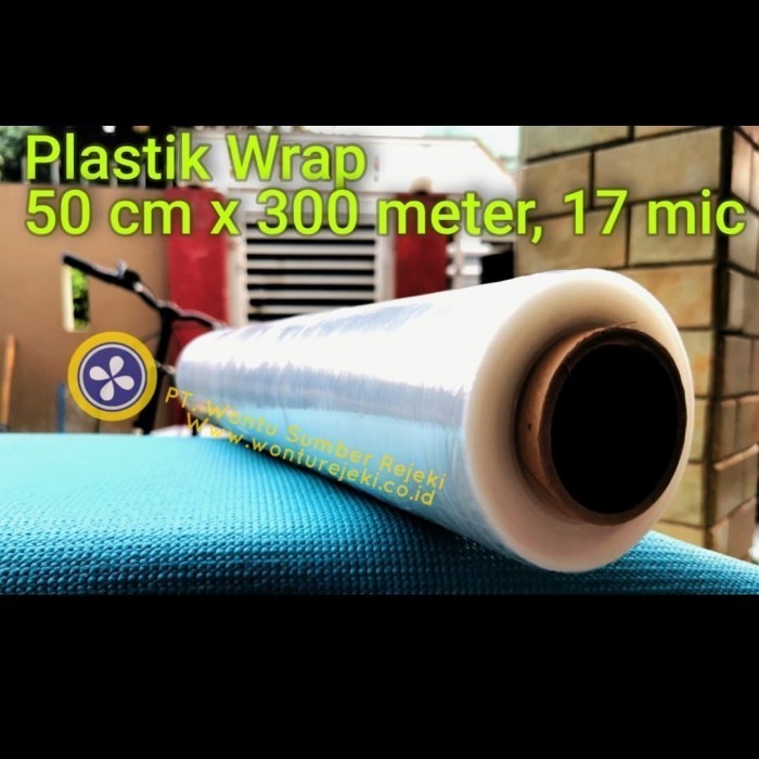 Stretch Film / Plastic Wrap 50 cm x 250 meters, 17 Micron thick ...