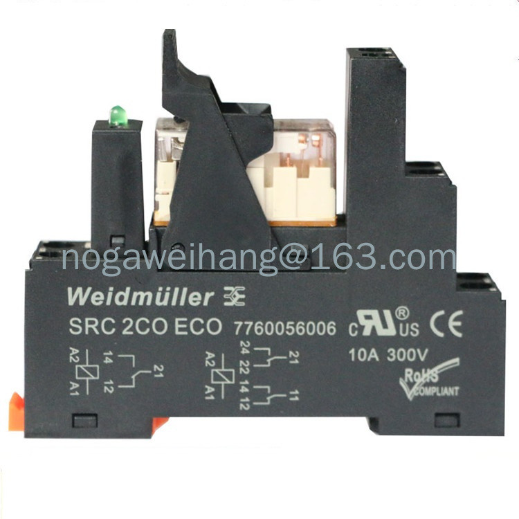 Weidmuller relay RCL424024 With base RCL KITS 24VDC 2CO 7760056025(new and original) | Shopee ...