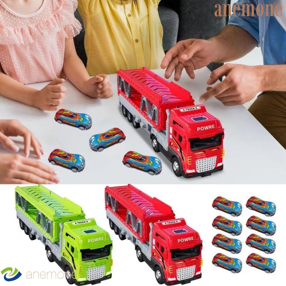 ANEMONE Electric Ejector Orbit Car, Transporter Truck Pull-Back ...