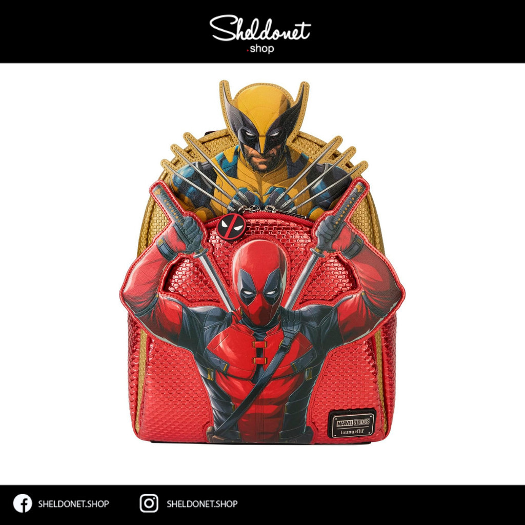Loungefly: Marvel Deadpool 3 Mini Backpack | Shopee Malaysia