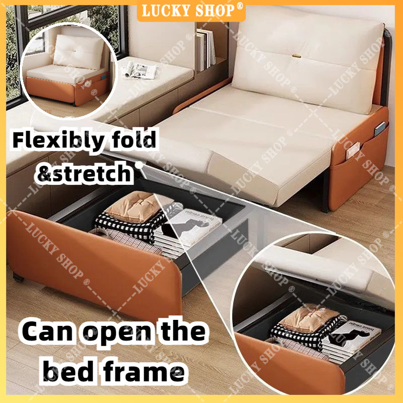 Folding Sofa Bed Home Nap Folding Single Bed Balcony Multi-Functional ...
