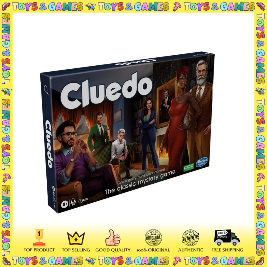 Clue Cluedo Classic Gameboard The Ultimate Detective Game of Murder ...