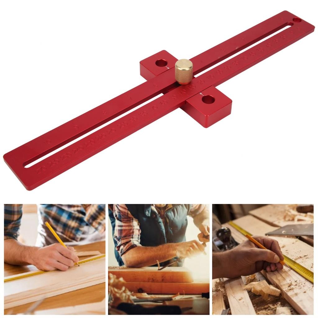 Treee T Type Ruler Line Scribing Measuring Tool Woodworking With ...