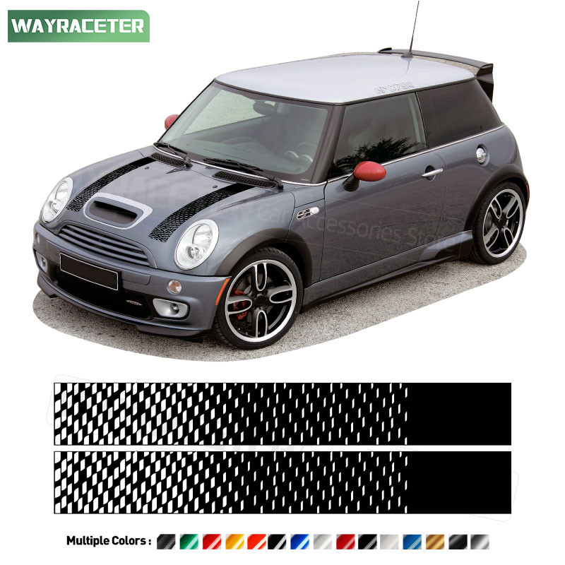 2 Pcs Car Engine Cover Vinyl Edition Maxi Tuner Decal Hood Bonnet ...