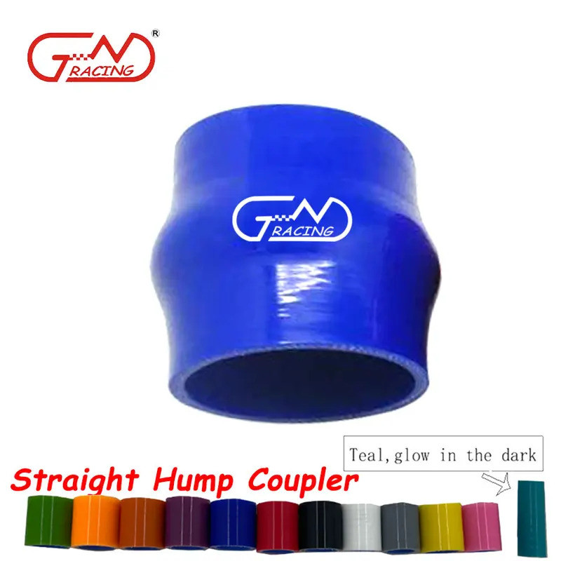 AutoPpart 3-Ply Straight Hump Couple Silicone Hose Intercooler Turbo ...
