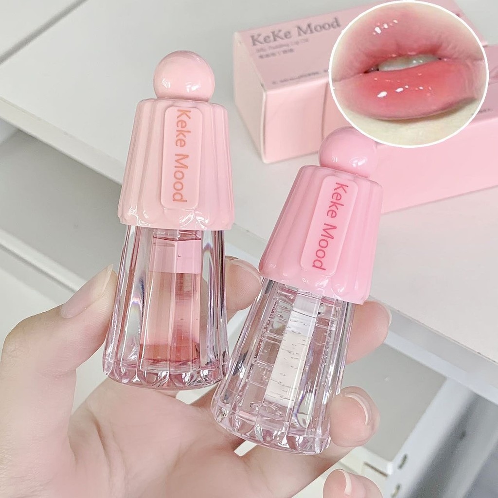 New Product#唇纹消失术~~ Jelly Pudding Lip Oil Colorless Transparent ...