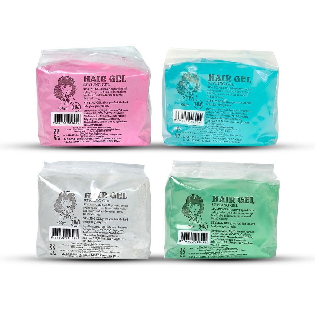 HAIR GEL STYLING GEL - 400G (PACKET) | Shopee Malaysia